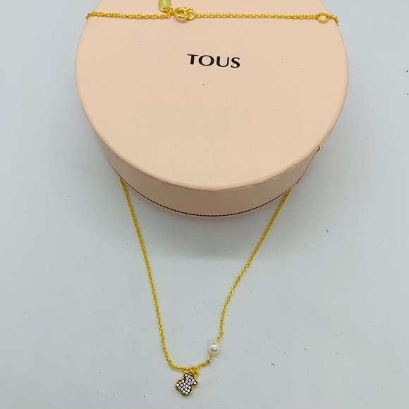 Tous | Jewelry | Tous Necklace Nocturne Bear Necklace In Silver Vermeil ...